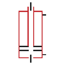 Vérin hydraulique à piston creux, pour traction et poussée